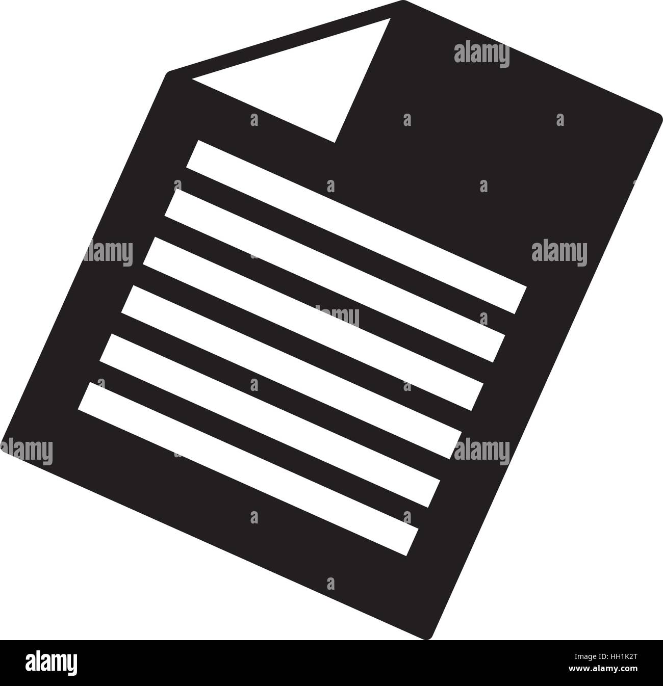 sheet document symbol Stock Vector Image & Art - Alamy