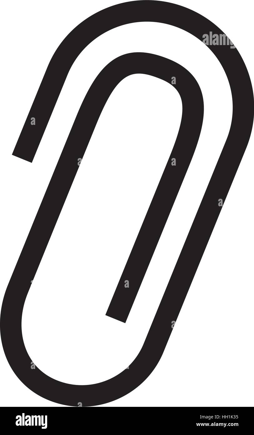 isolated paperclip symbol Stock Vector Image & Art - Alamy