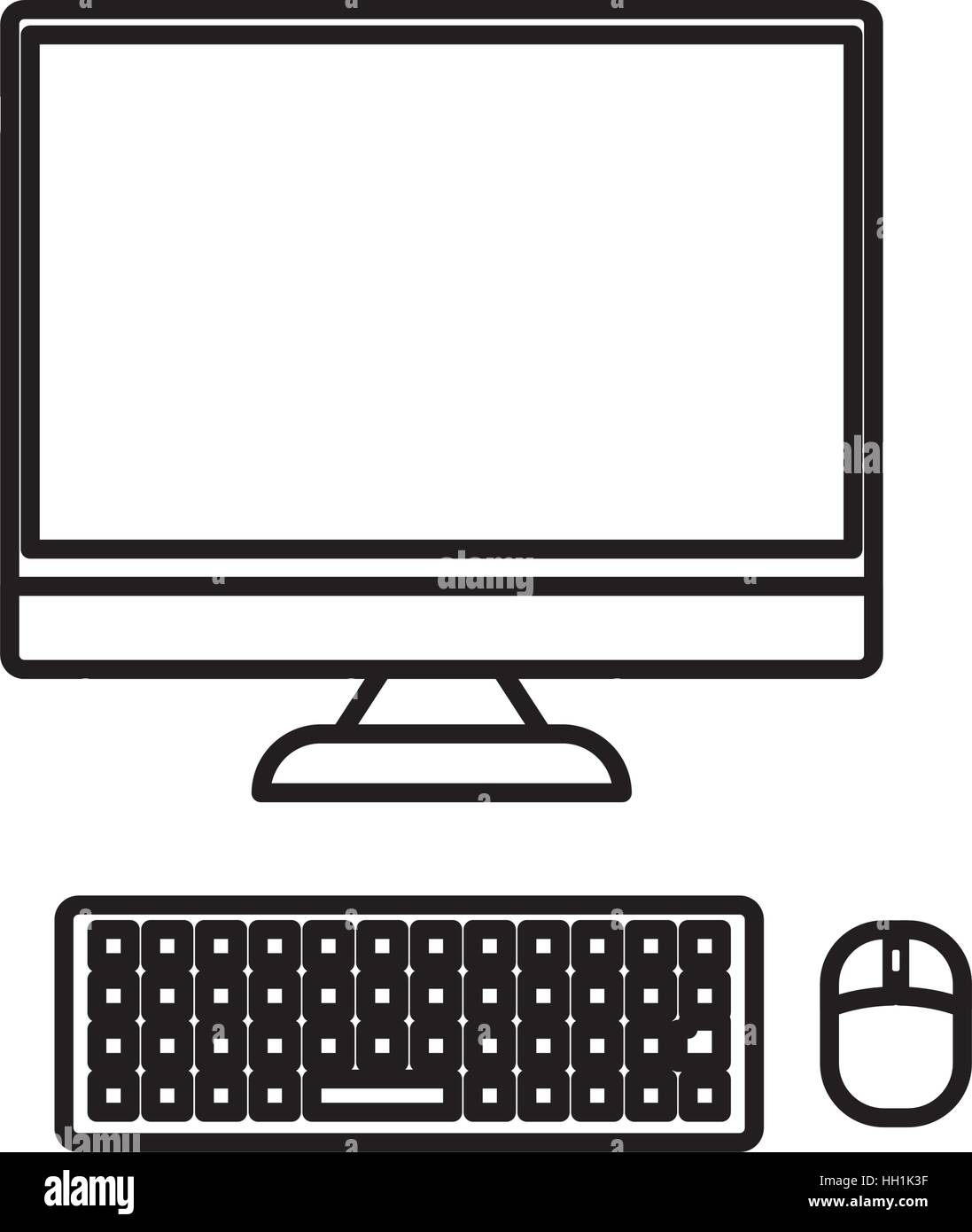 Isolated computer technology Stock Vector Image & Art - Alamy