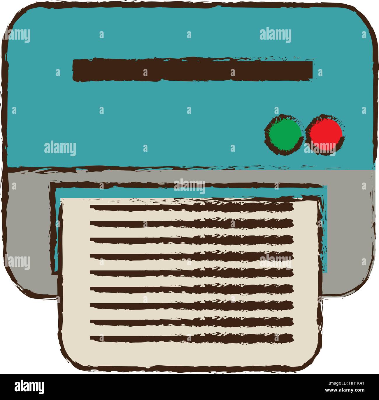 Messy office printer hi-res stock photography and images - Alamy