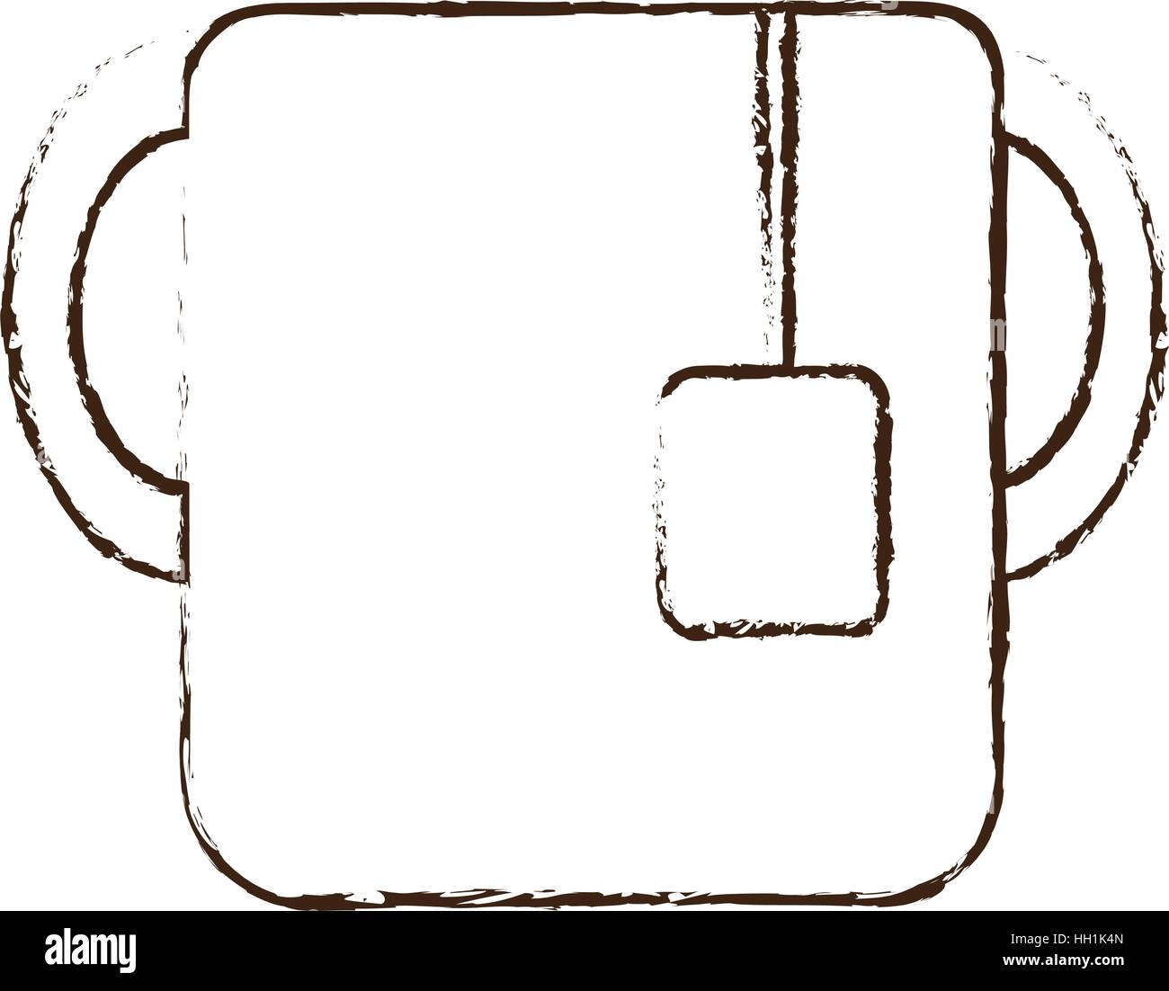 sketch draw cup tea handle beverage Stock Vector Image & Art - Alamy