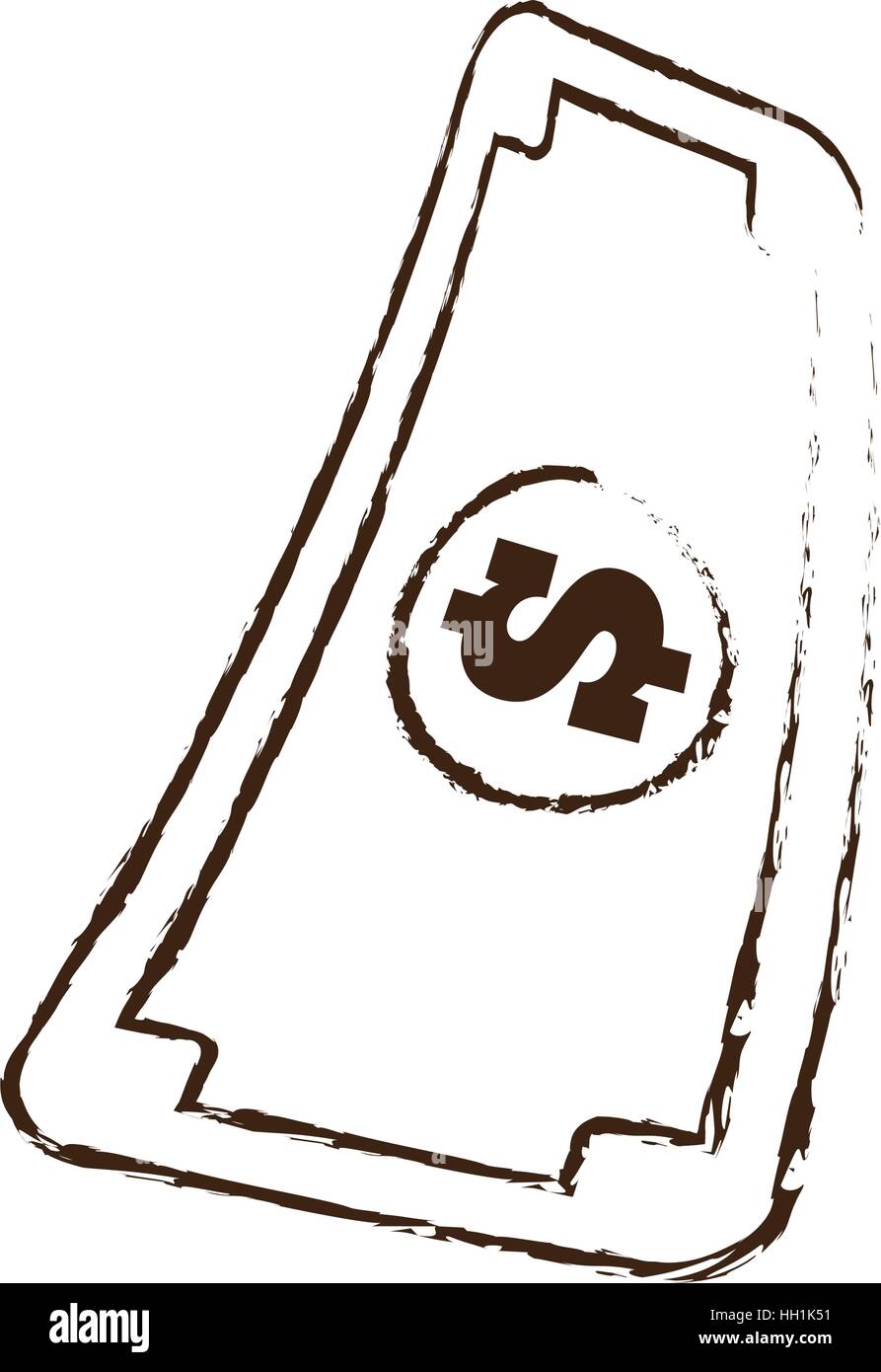 sketch draw bill money currency dollar Stock Vector Image & Art - Alamy