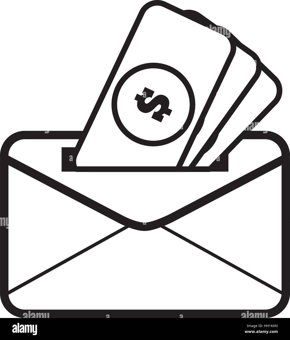 money email envelope message letter line Stock Vector Image & Art - Alamy