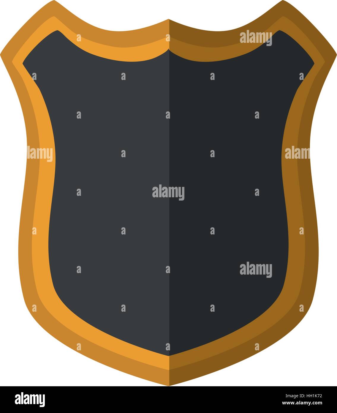 Glossy black yellow shield emblem Stock Vector Images - Alamy