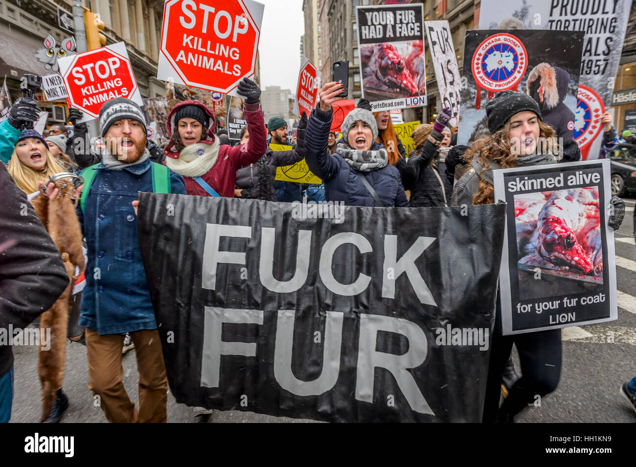 New York City, USA. 14th January, 2017. On Saturday January 14th at ...