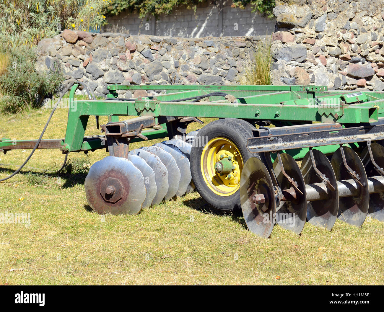 Disc Farm Equipment In Field Stock Photos & Disc Farm Equipment In ...