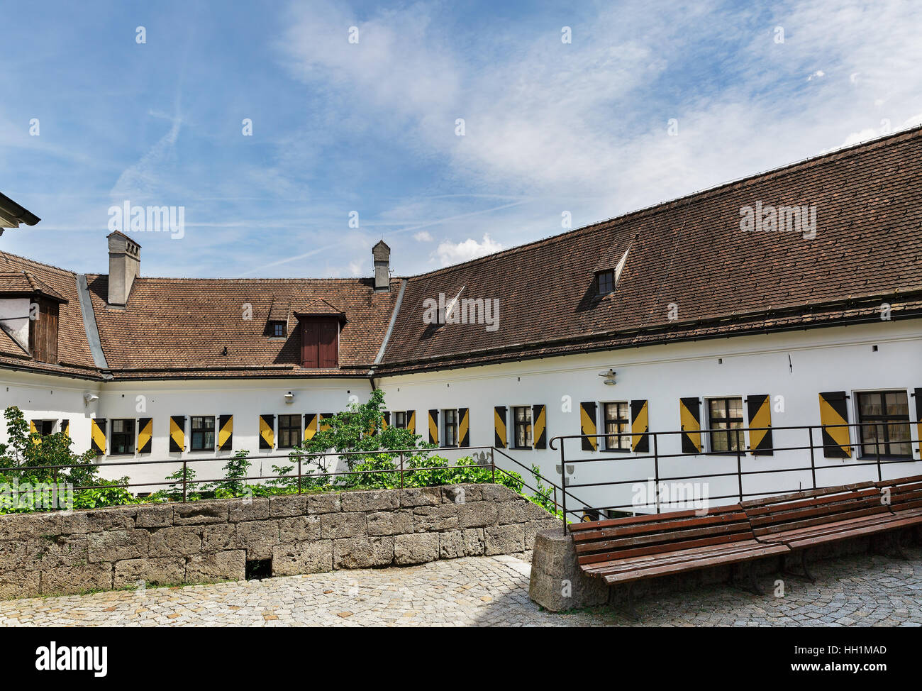 beautiful castle in Austria Kufstein Stock Photo - Alamy