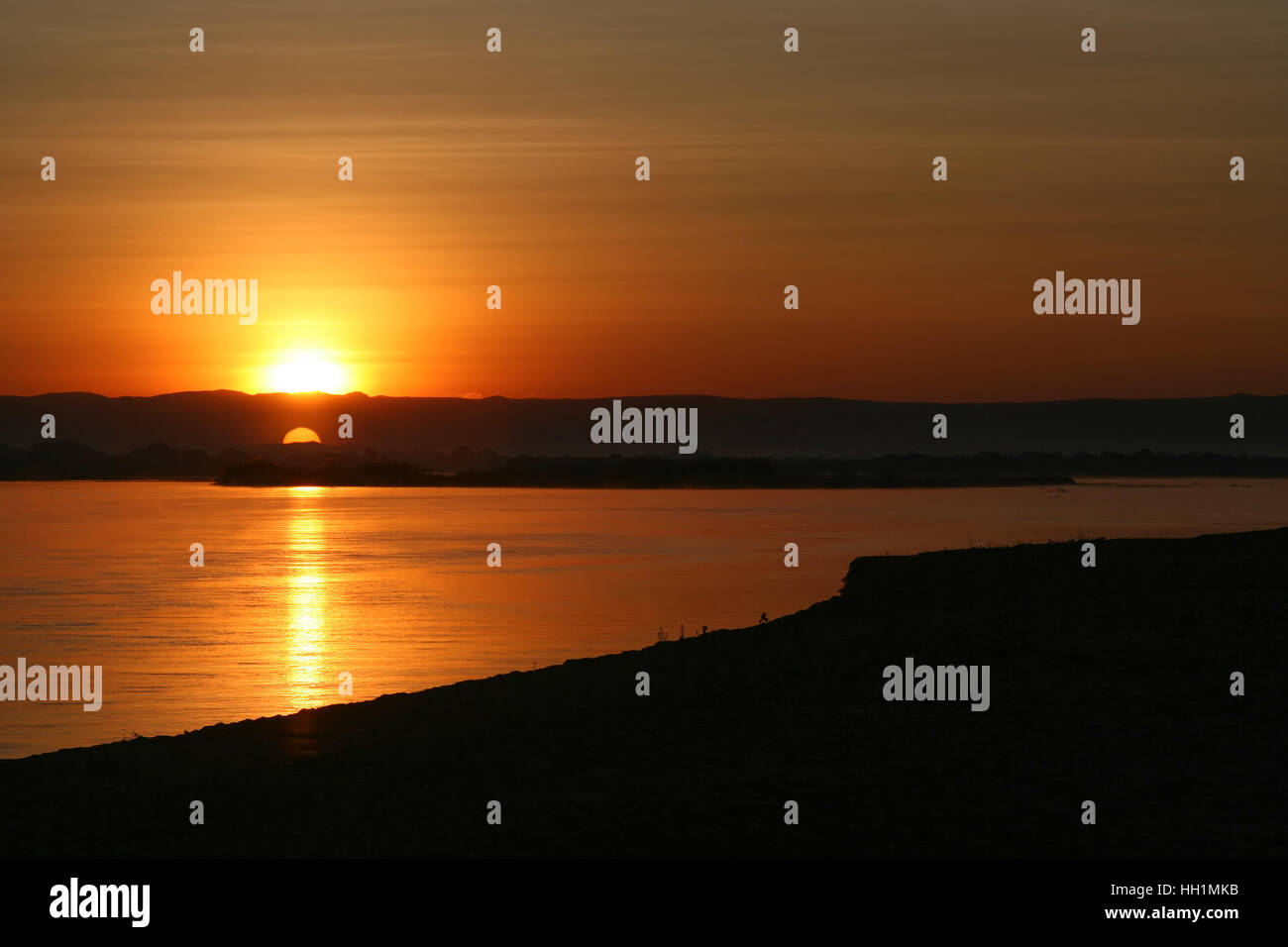 African sunset panorama over hi-res stock photography and images - Alamy