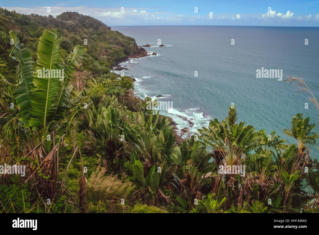 Stunning Madagascar coastline along the Mananara to Maroantsetra ...