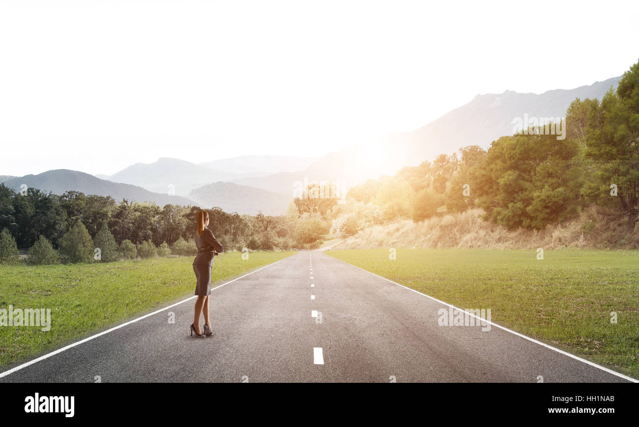 Your way to success Stock Photo - Alamy