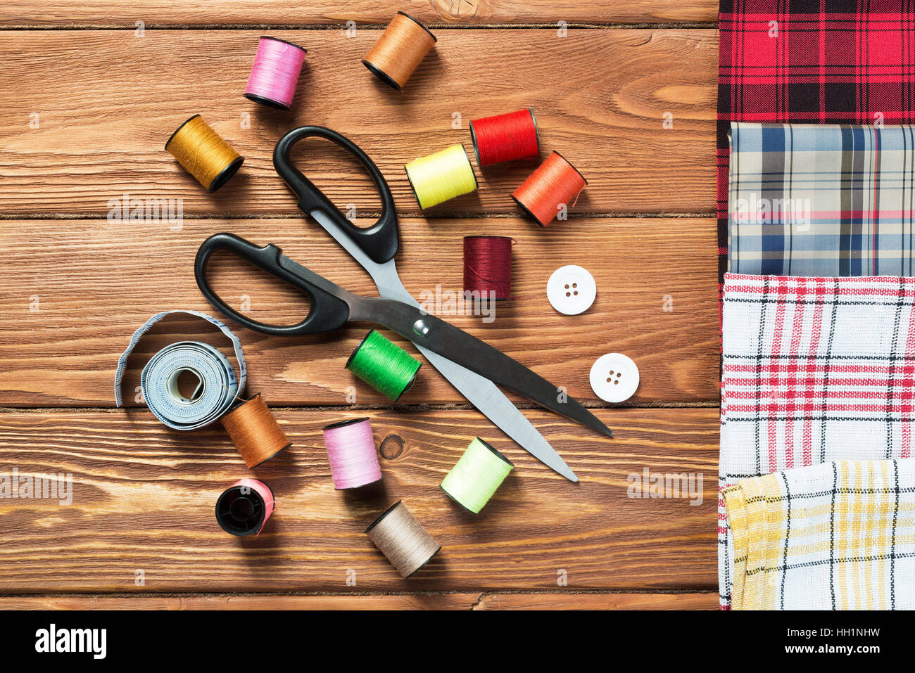Items for sewing or DIY Stock Photo - Alamy