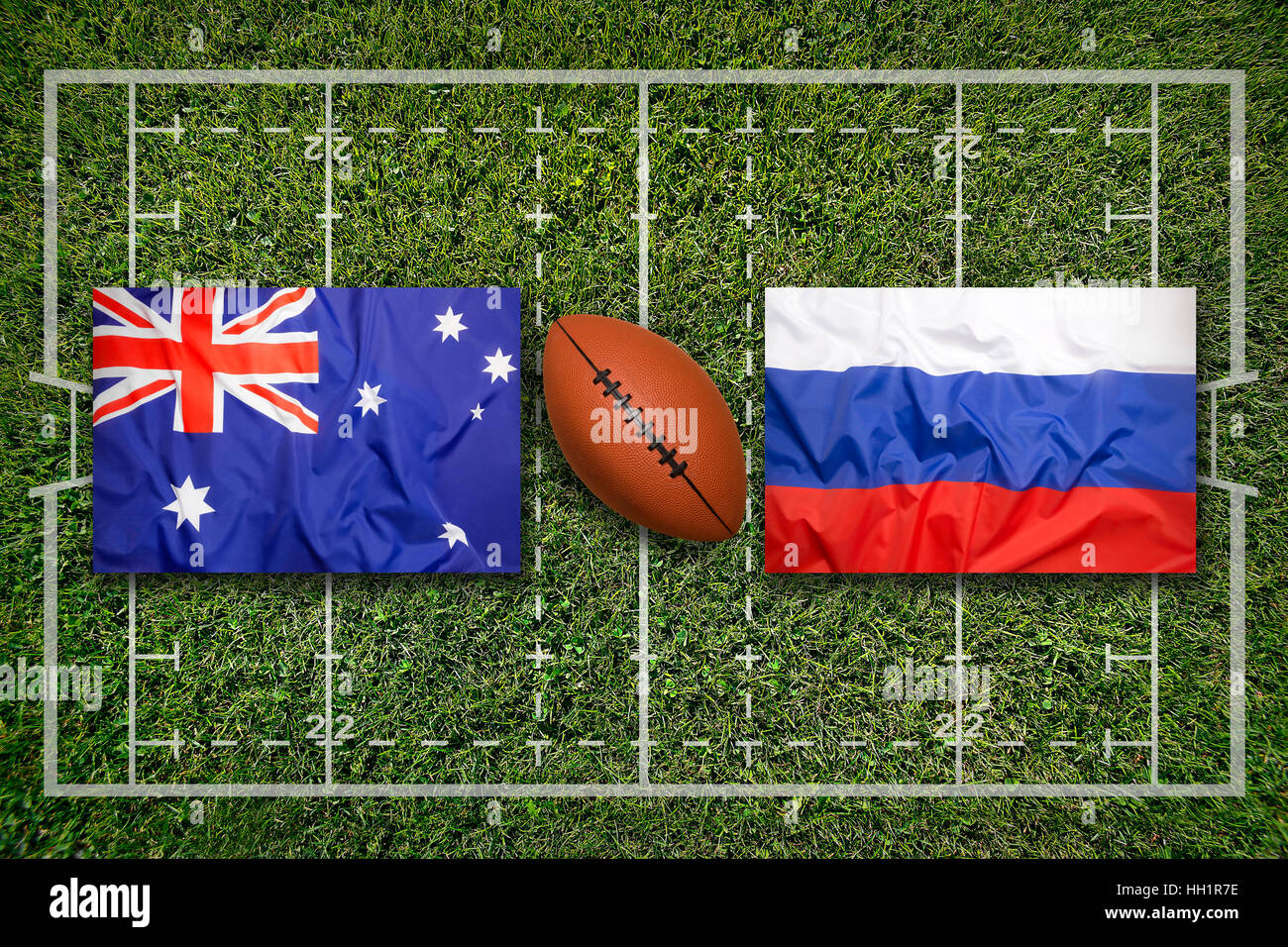 Australia russia flag hi-res stock photography and images - Alamy