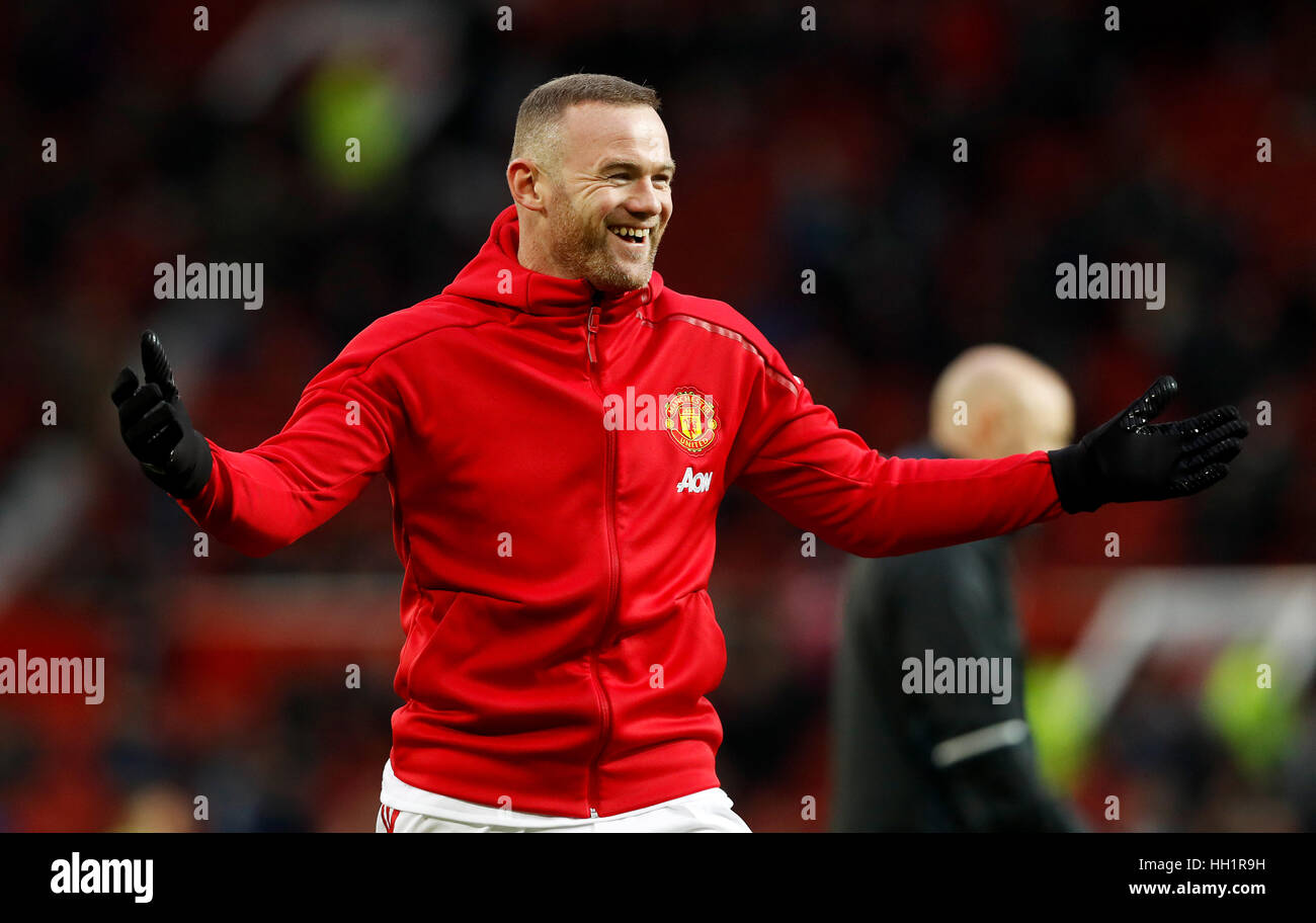 Manchester United's Wayne Rooney before the Premier League match at Old ...