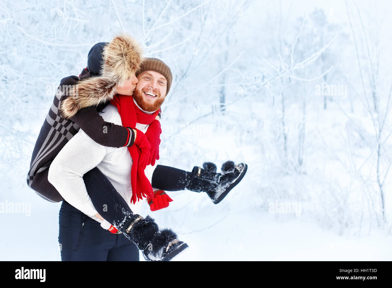 Happy people winter hi-res stock photography and images - Alamy
