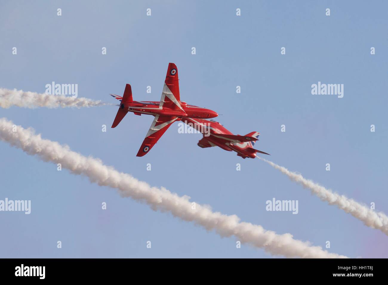 The Royal Air Force Red Arrows aerobatic team Stock Photo - Alamy