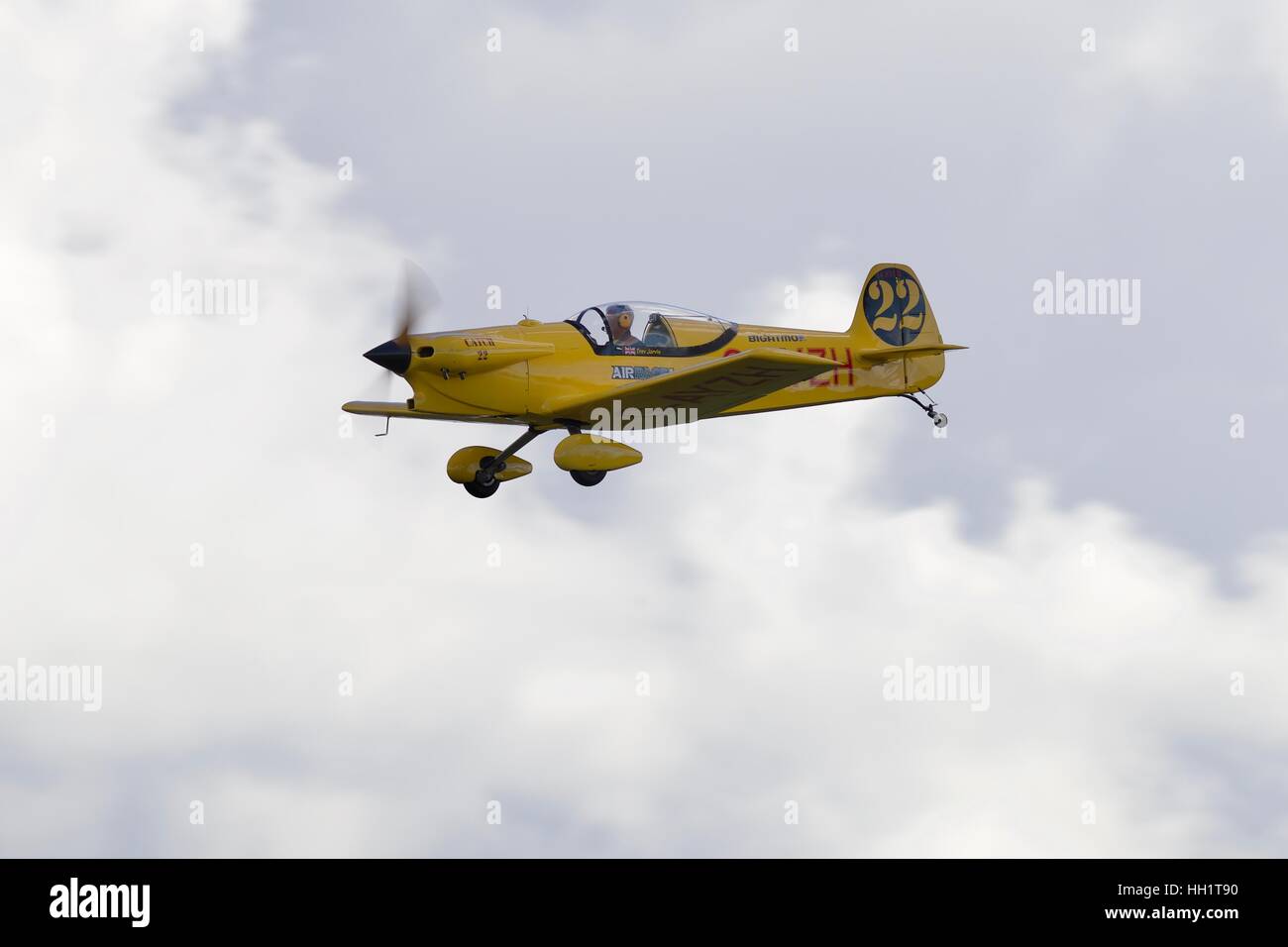 Taylor Titch " Catch 22" at Shuttleworth Air Show Stock Photo - Alamy