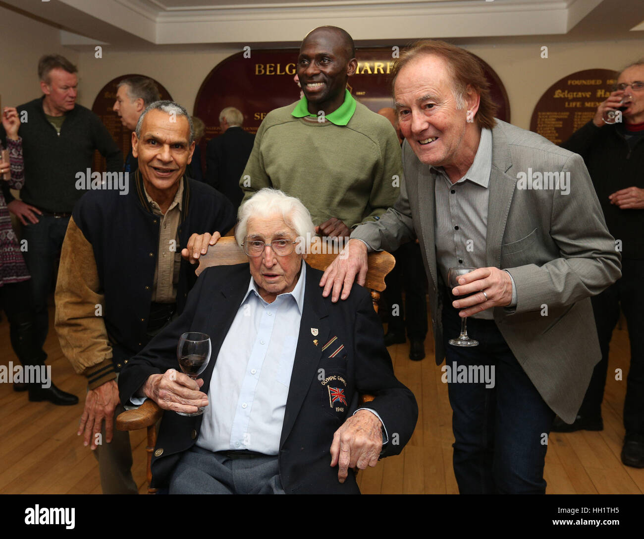 Britain's oldest living Olympian Bill Lucas celebrates his 100th ...