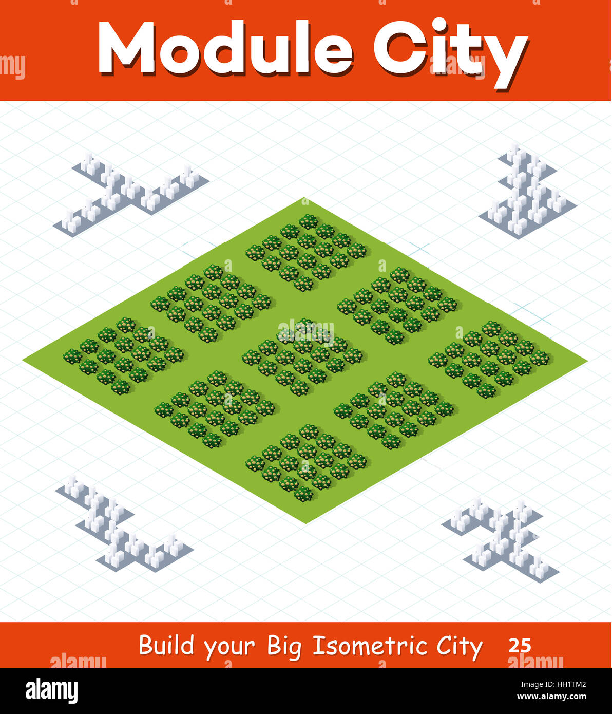 Floral city map hi-res stock photography and images - Alamy