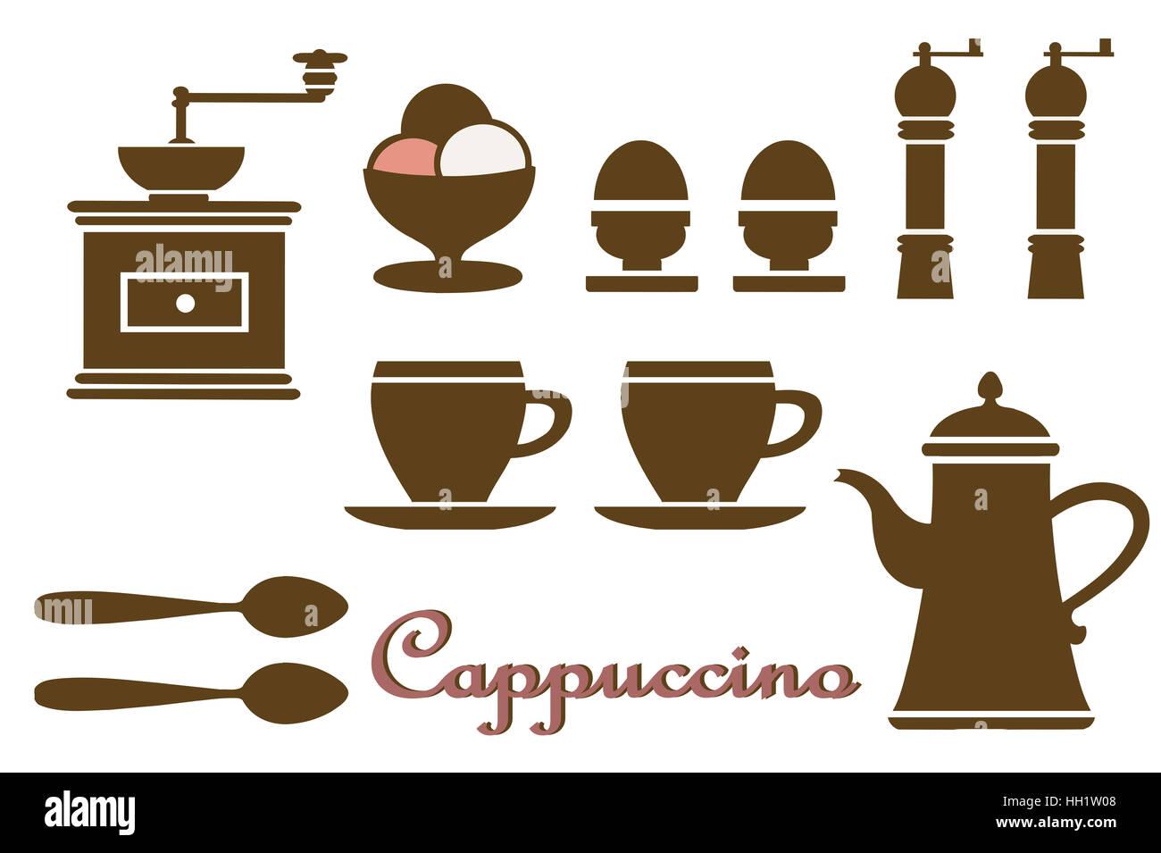 Caffeine menu Cut Out Stock Images & Pictures - Alamy