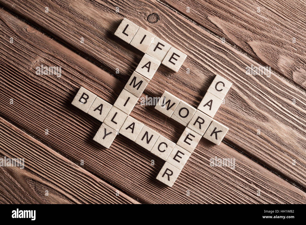 Conceptual keywords on wooden table with elements of game making ...