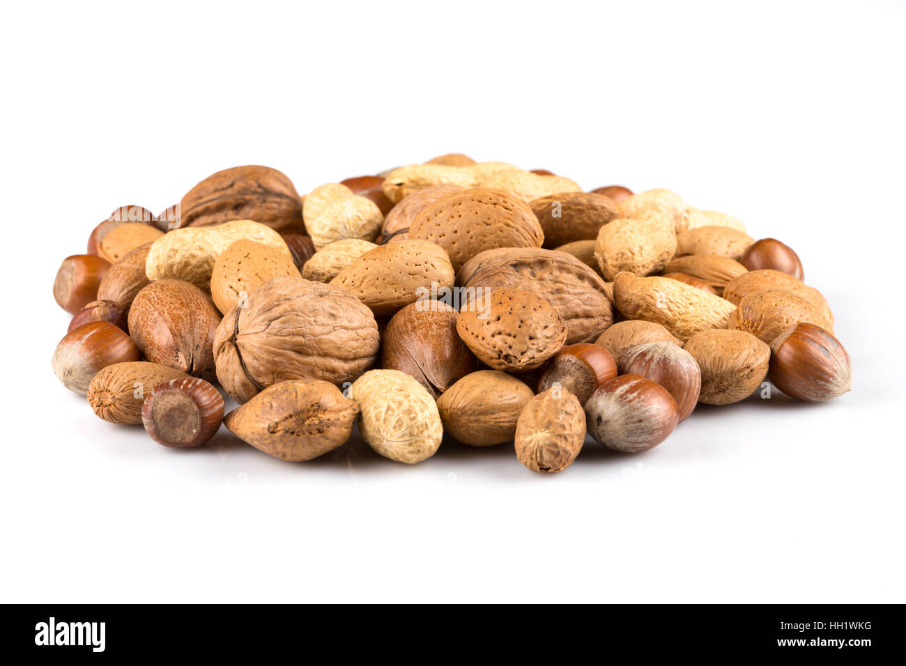 Brazil nuts in their shells Cut Out Stock Images & Pictures - Alamy