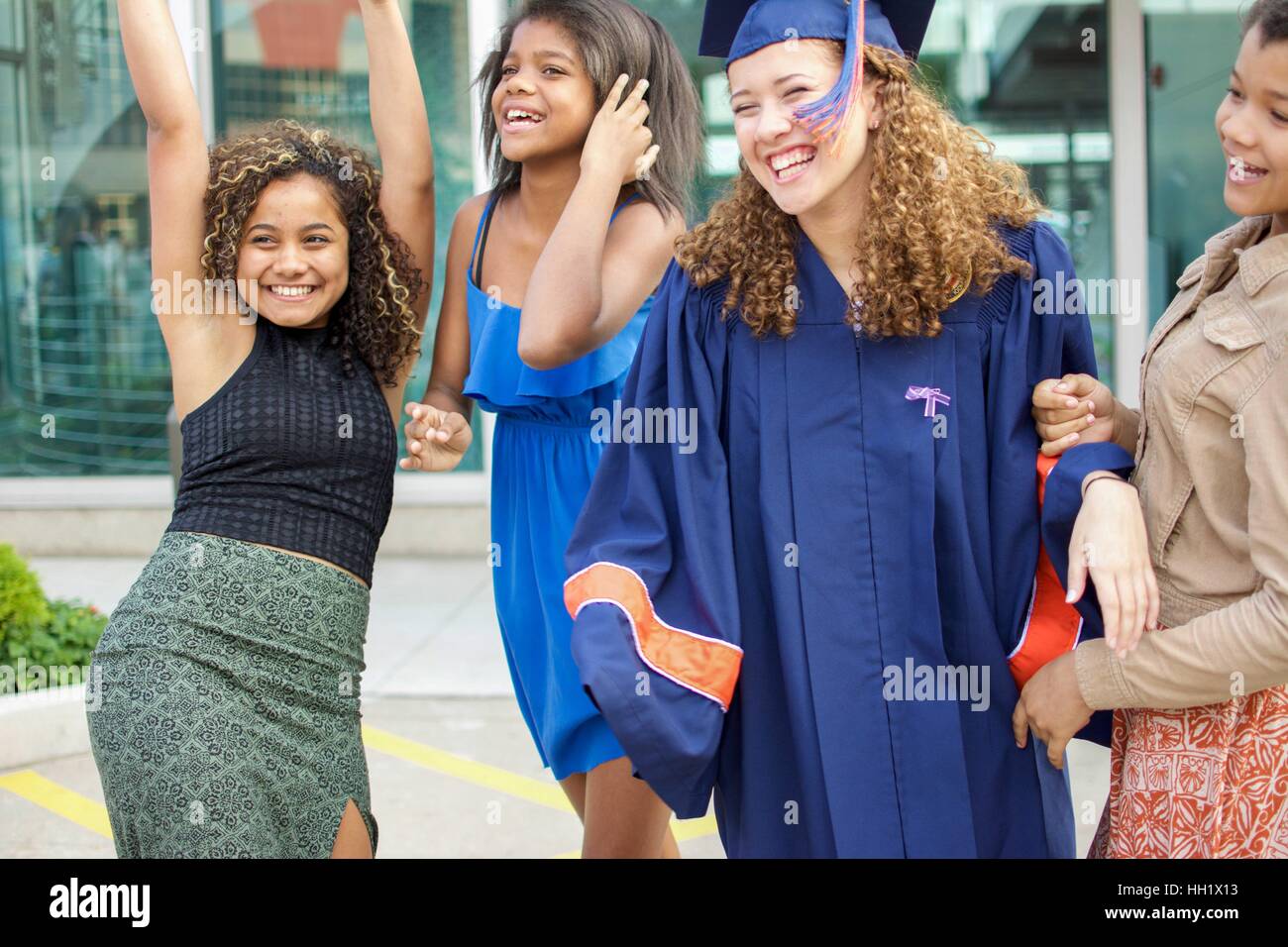 Absolute happiness! Graduation from at risk high school. First child in ...