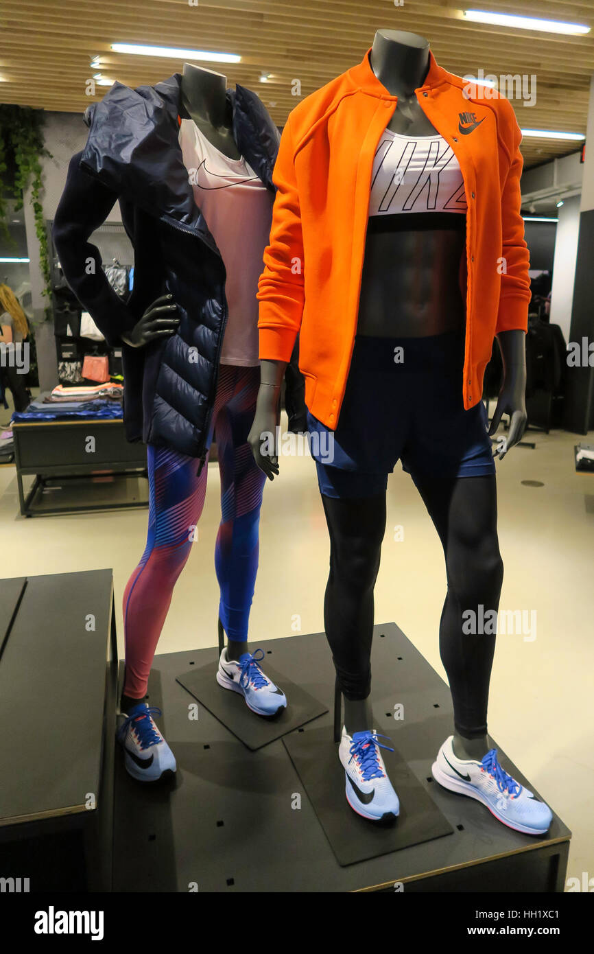 Nike SoHo Store Interior, NYC, USA Stock Photo - Alamy