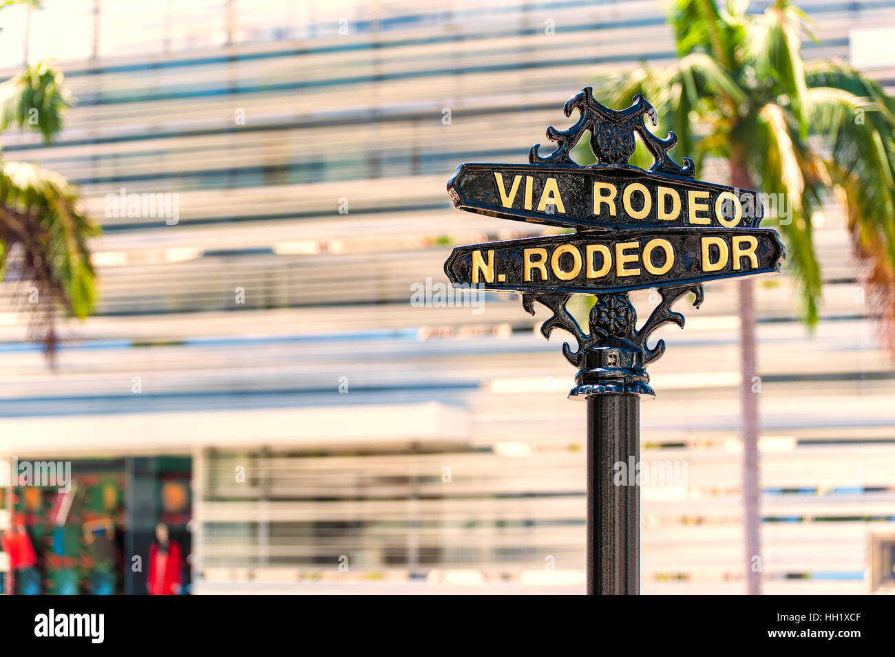 Rodeo drive street signs hi-res stock photography and images - Alamy