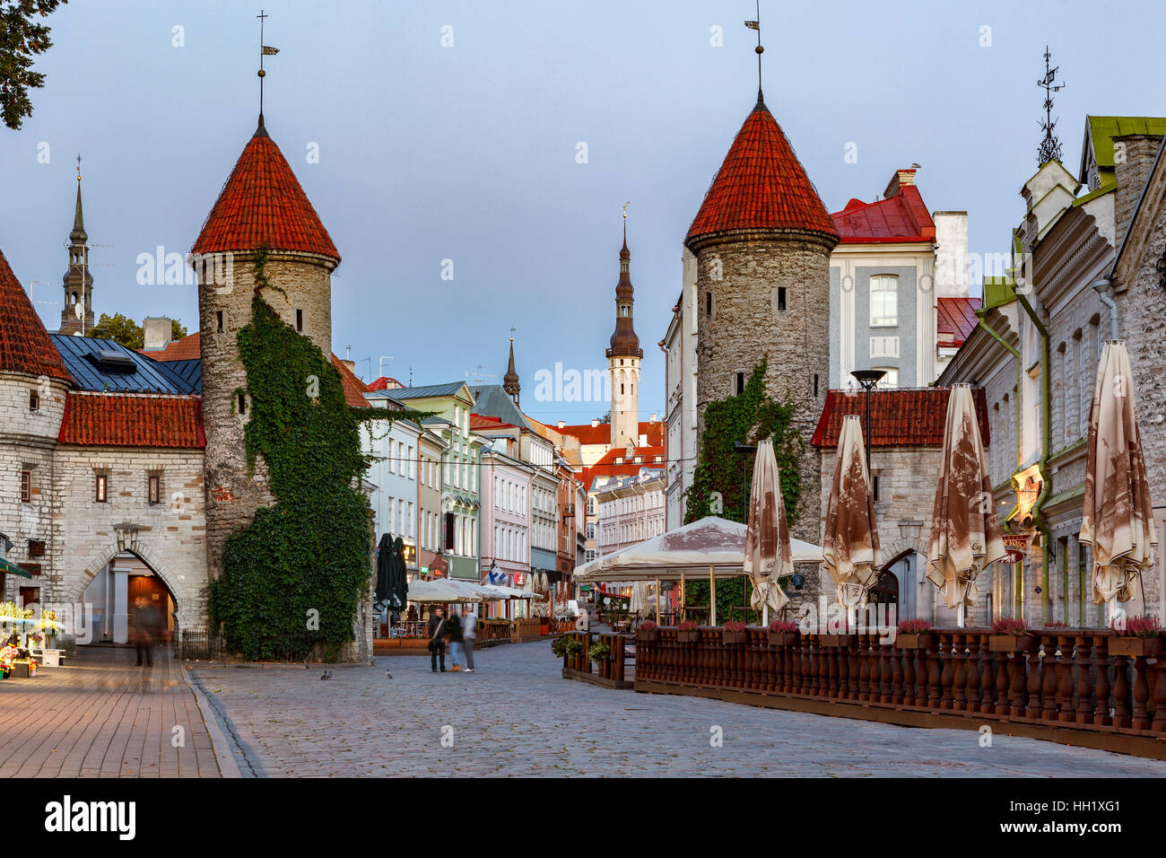 The barbican of Viru Gate was part of the defence system of Tallinn ...