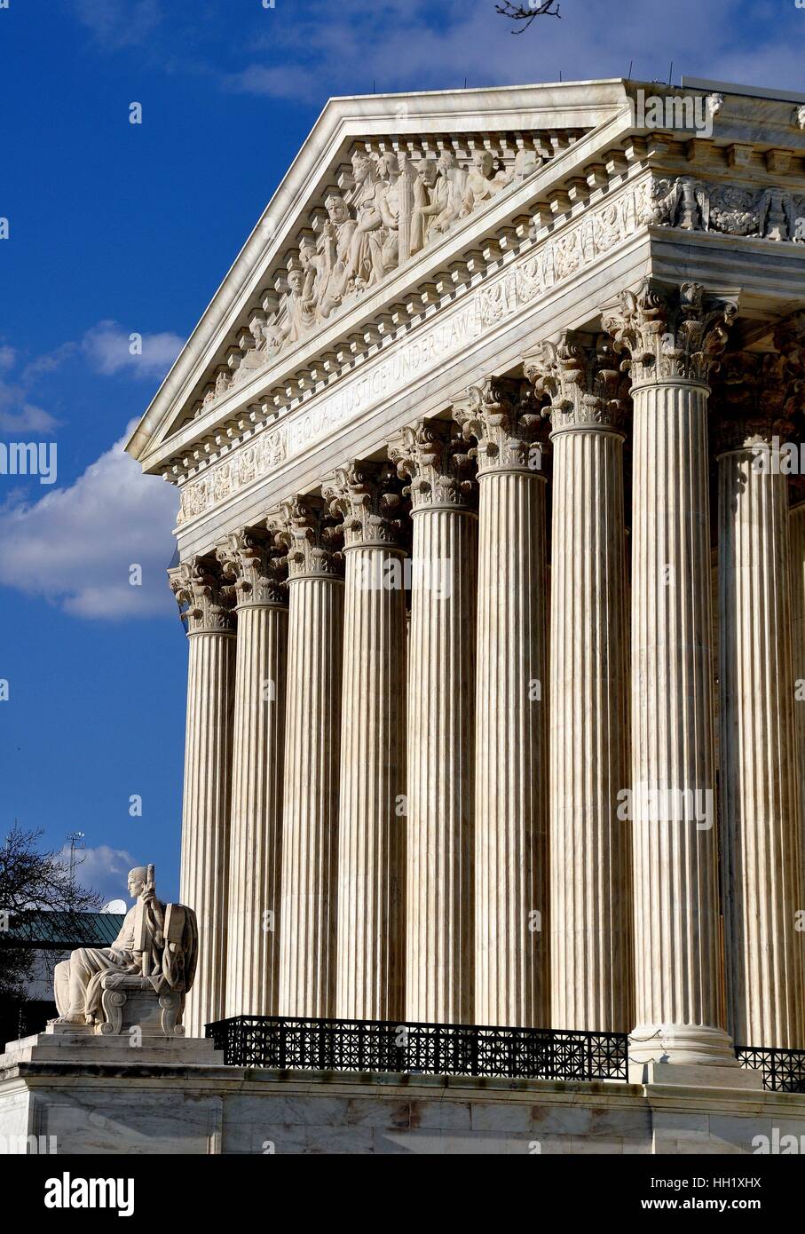 Washington, DC: The neo-classical facade of the 1935 United States ...