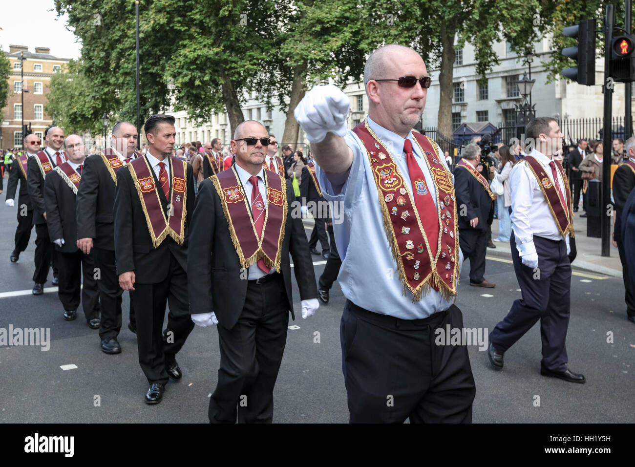 Orange Order Parade through central London, UK Stock Photo - Alamy