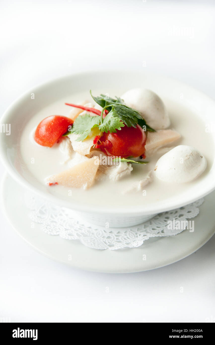 Tom kha gai Stock Photo - Alamy