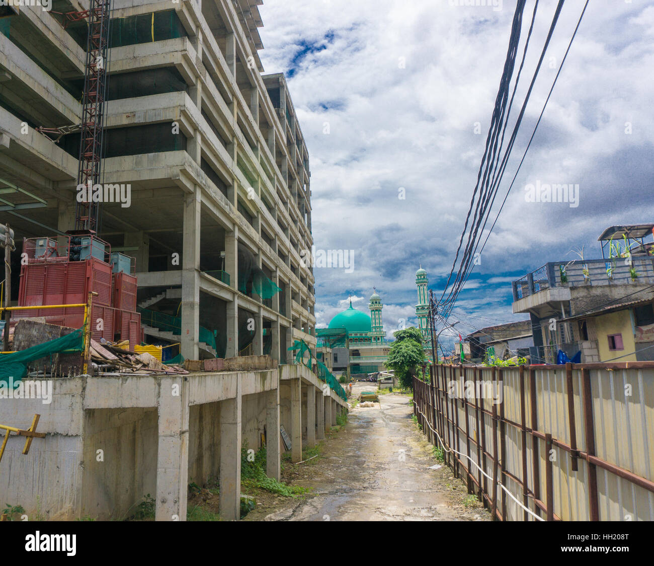 Building on progress photo taken in Jakarta Indonesia Stock Photo - Alamy