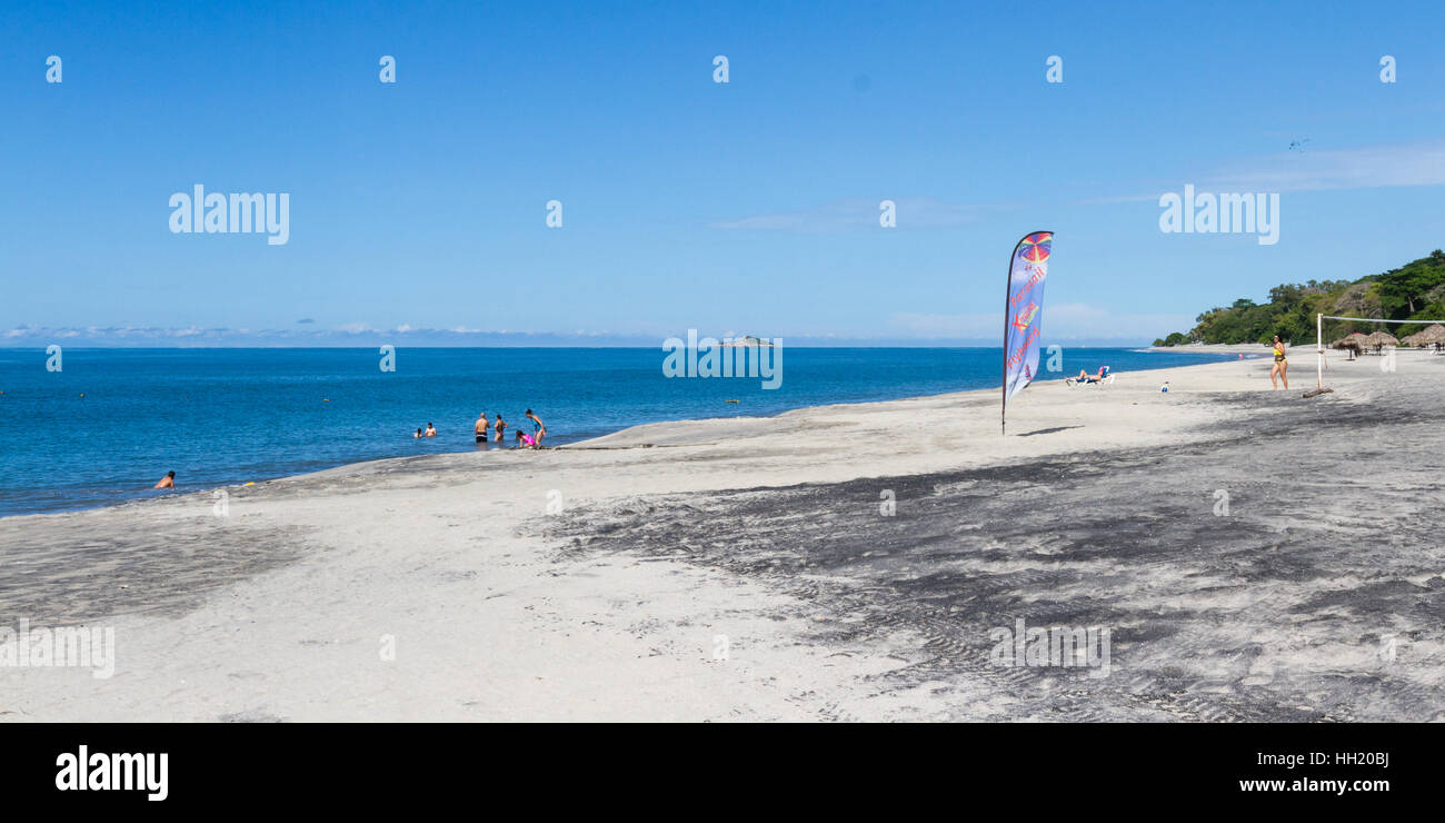 Santa Clara, Panama- June 15: families enjoying a beautiful morning at ...