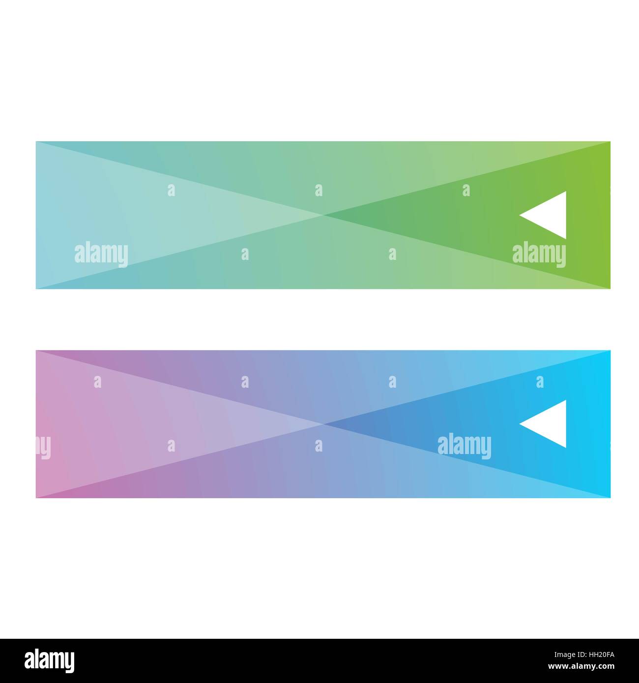 Empty button set flat design Stock Vector Image & Art - Alamy