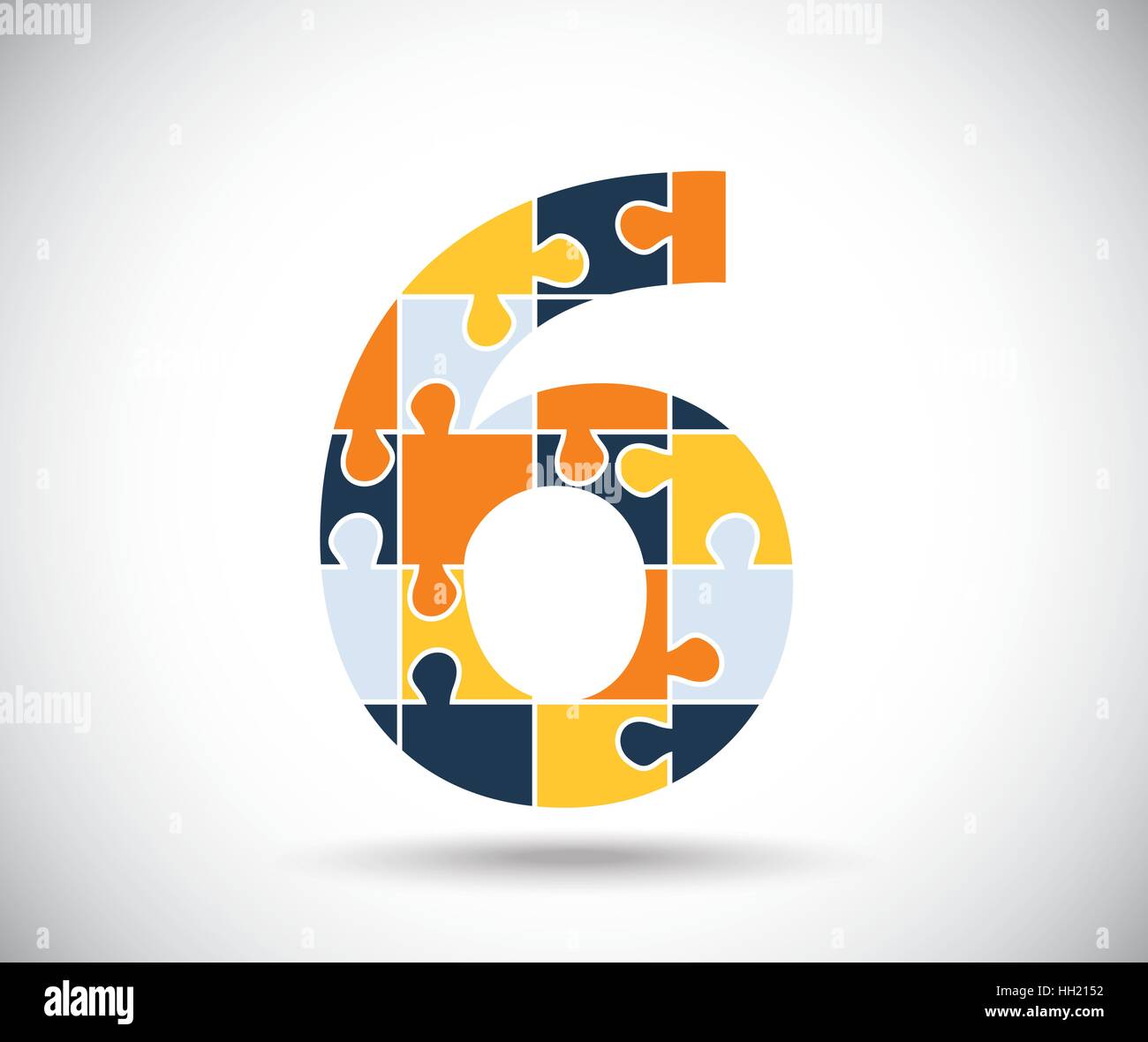 Six blue Stock Vector Images - Alamy