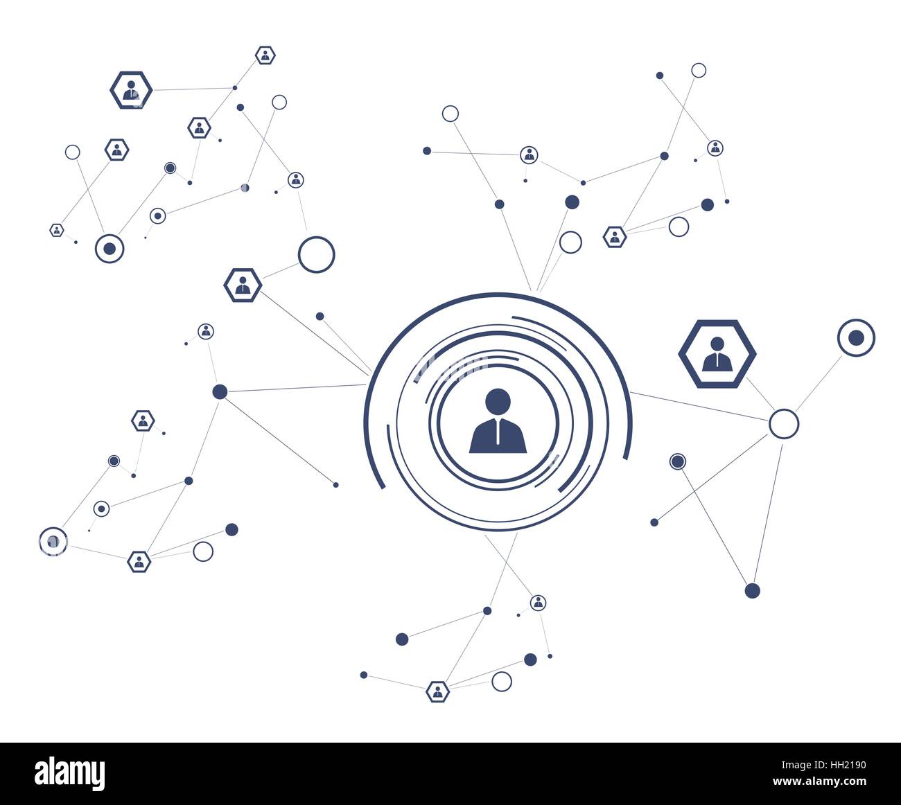 Social network graphic concept Stock Vector Images - Alamy