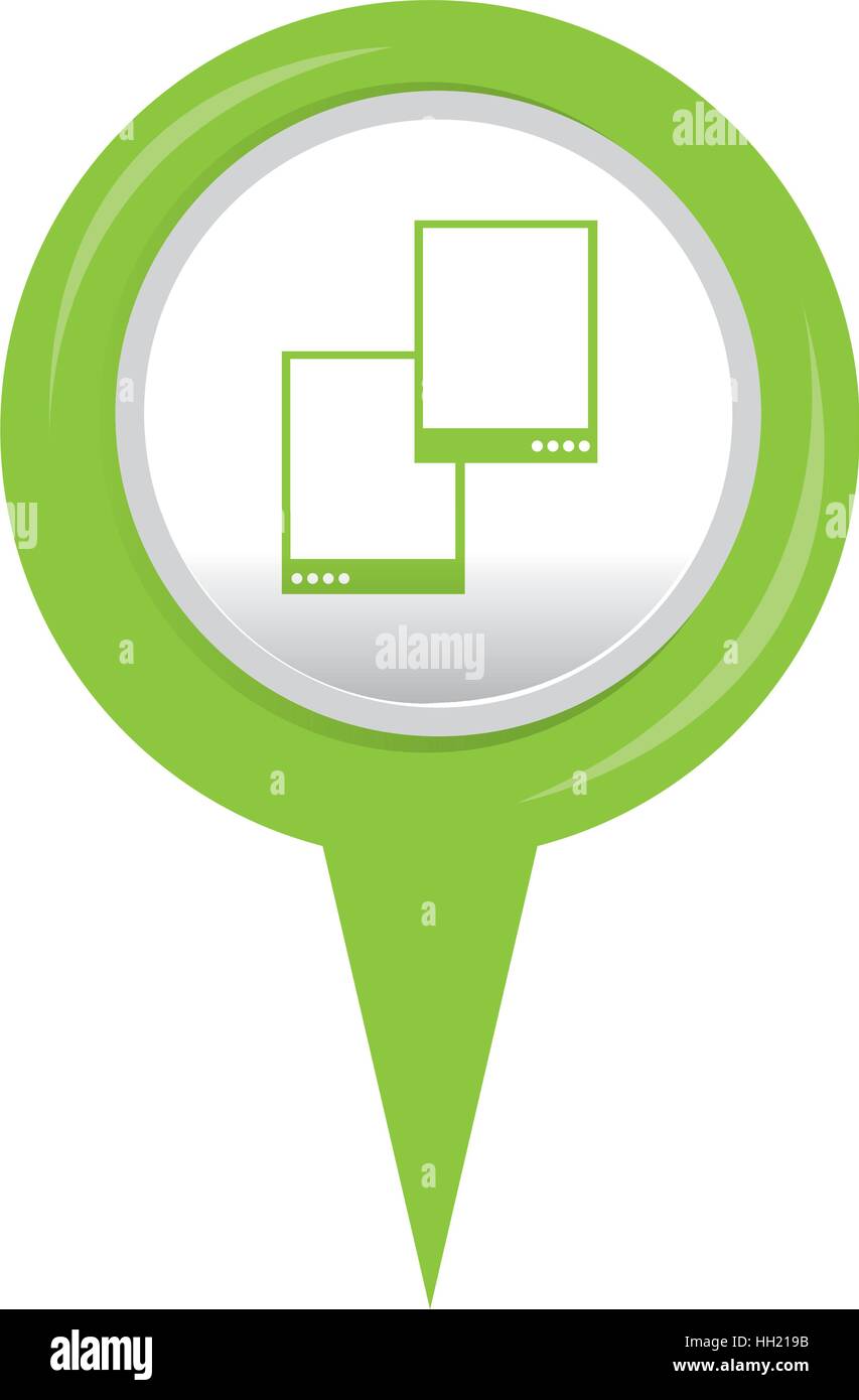 Isolated web pin Stock Vector Image & Art - Alamy