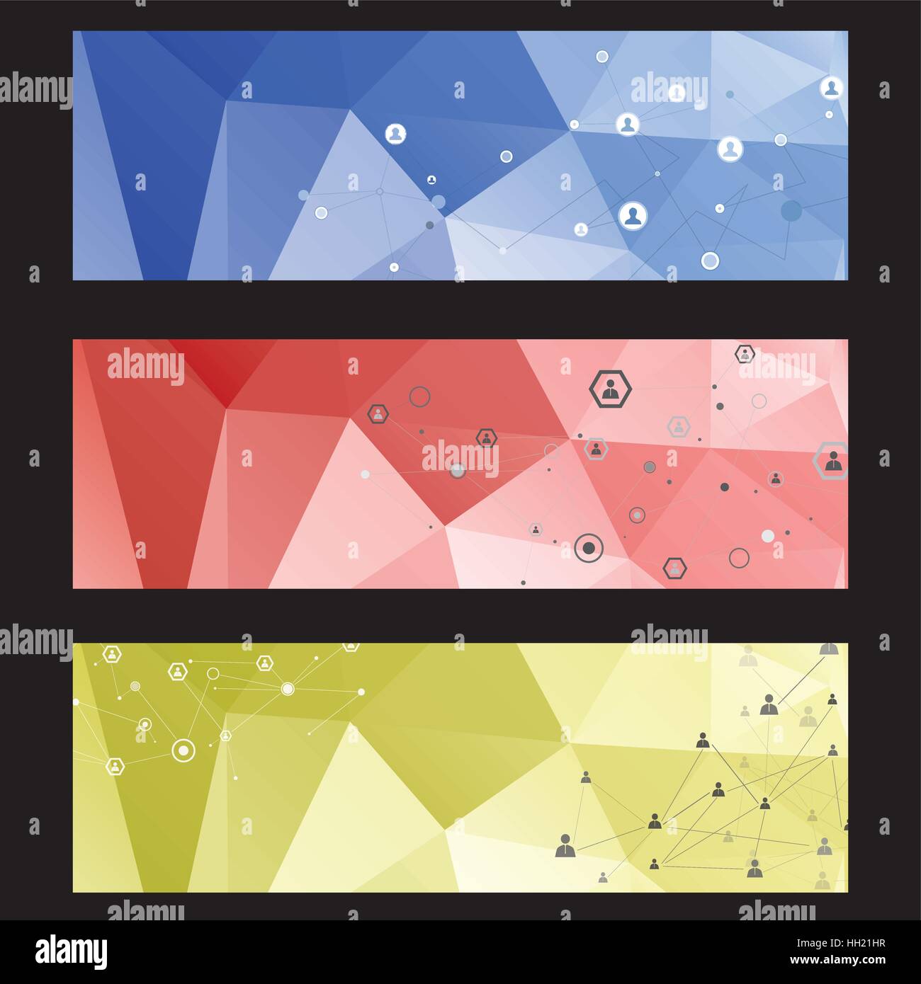 Abstract futuristic human connections Stock Vector Image & Art - Alamy