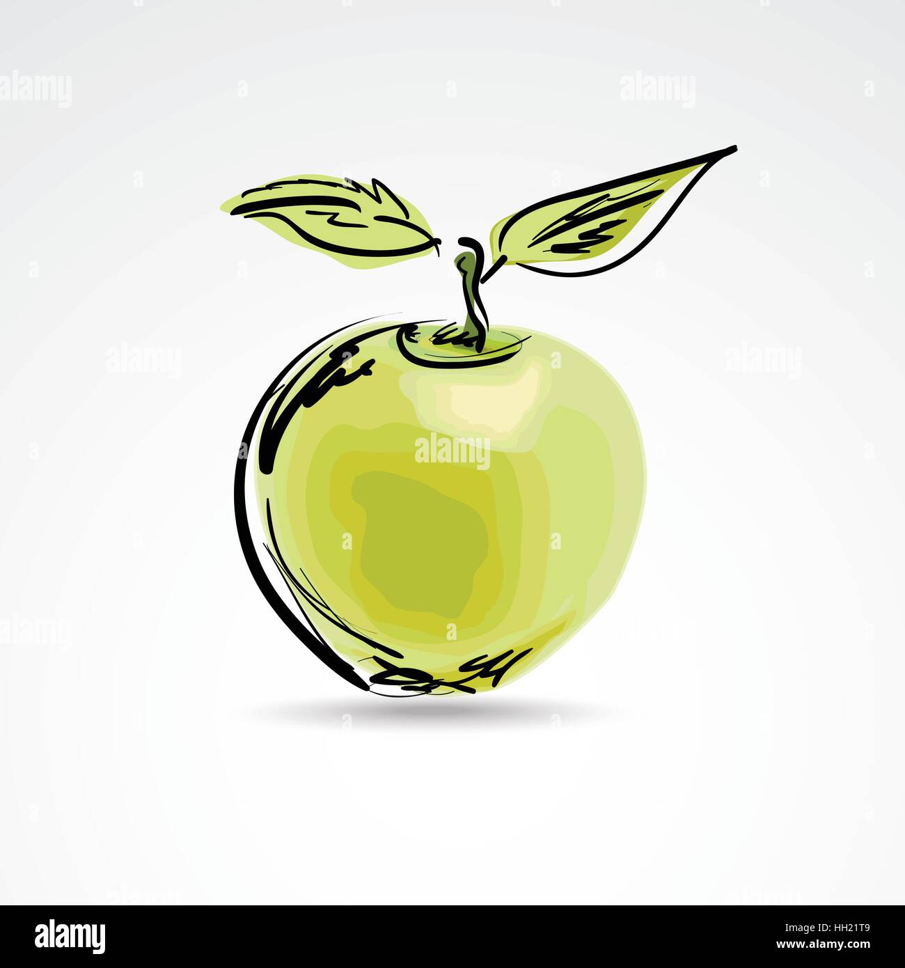 Apple icon Stock Vector Images - Alamy