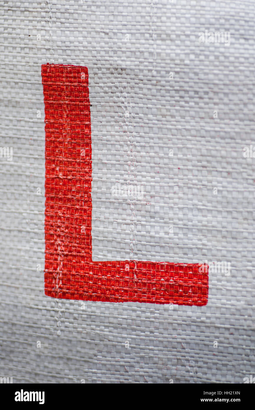 Red Letter L High Resolution Stock Photography and Images - Alamy