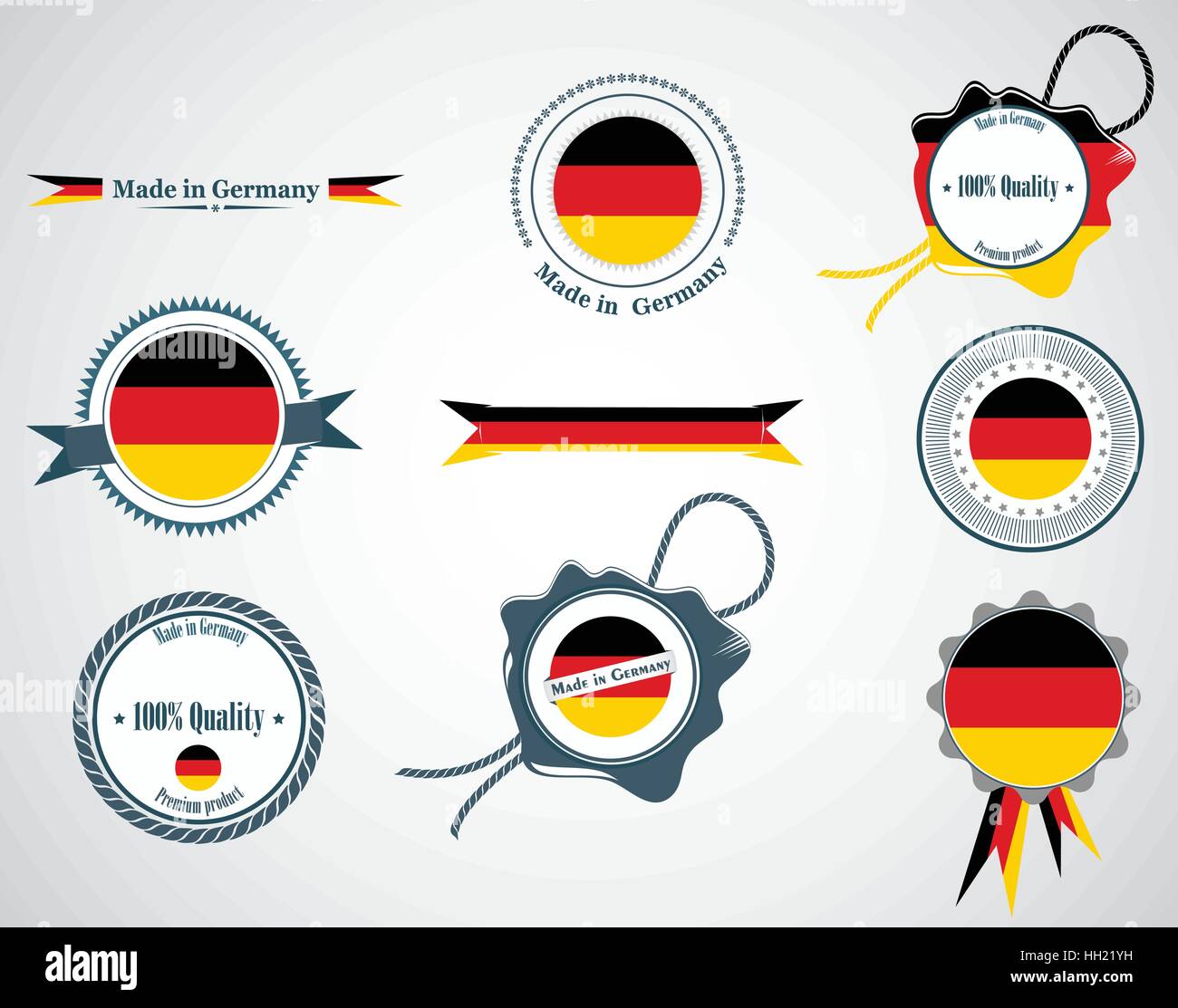Made in Germany - seals, badges Stock Vector Image & Art - Alamy