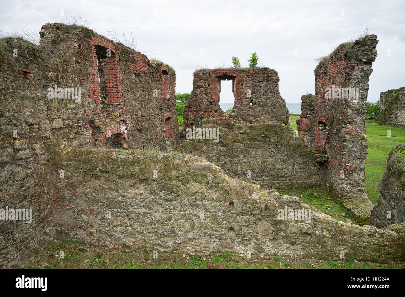 June 10, 2016 Colon, Panama: the ruins of fort San Lorenzo a world ...