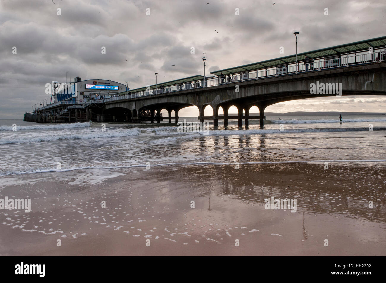 Bournemouth Pier in winter Stock Photo - Alamy
