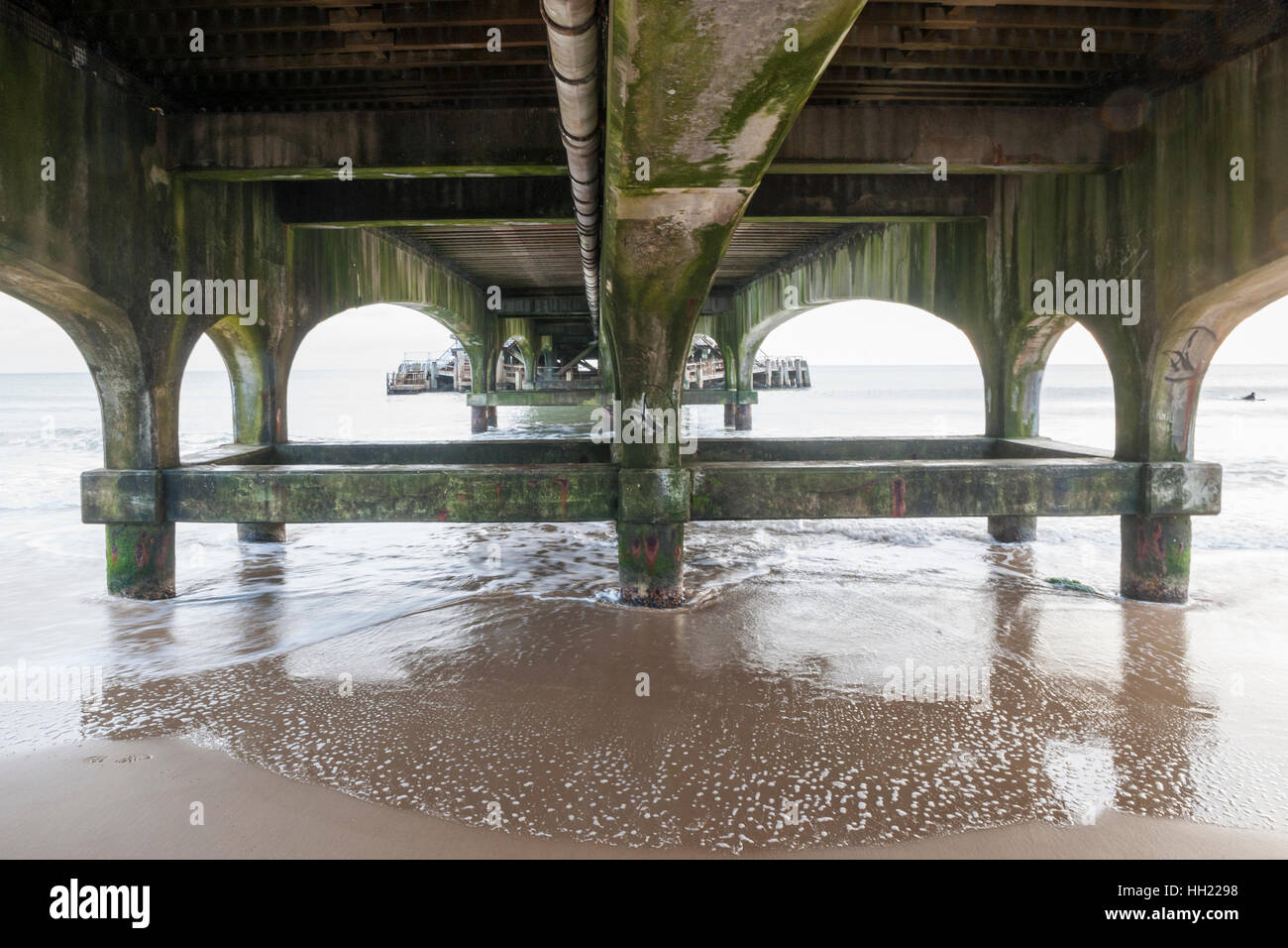 Bournemouth Pier in winter Stock Photo - Alamy