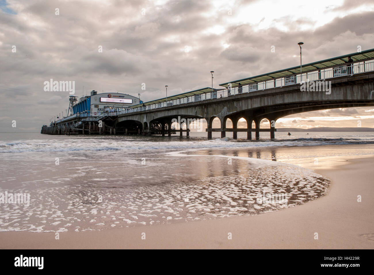 Bournemouth Pier in winter Stock Photo - Alamy