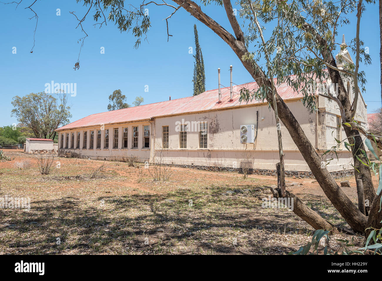 An historic old building in Fauresmith, a small town in the Free State ...