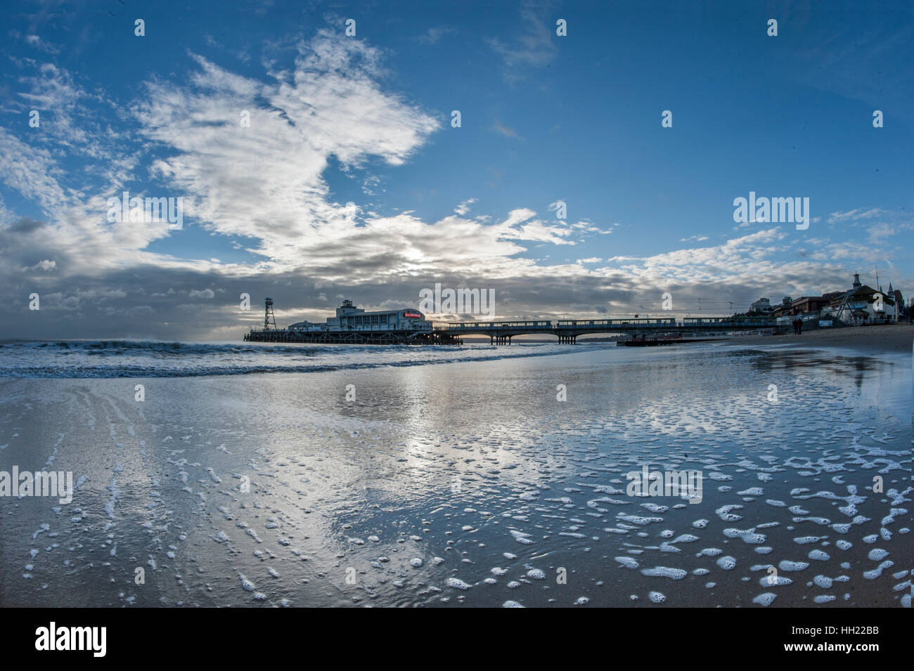 Bournemouth Pier in winter Stock Photo - Alamy