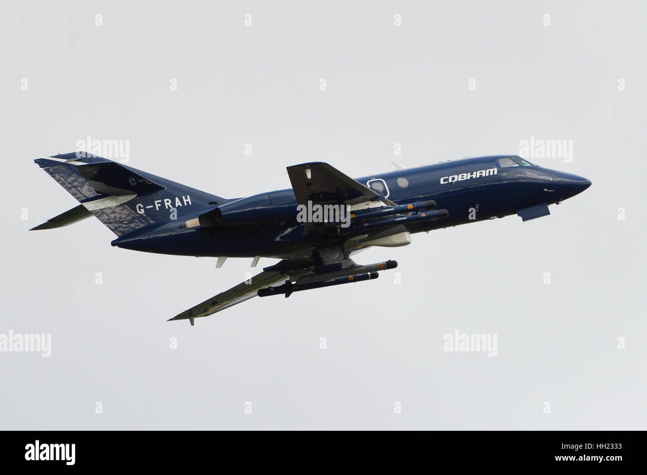 G-FRAH, a Dassault Falcon 20DC operated by Cobham Aviation Services, at ...