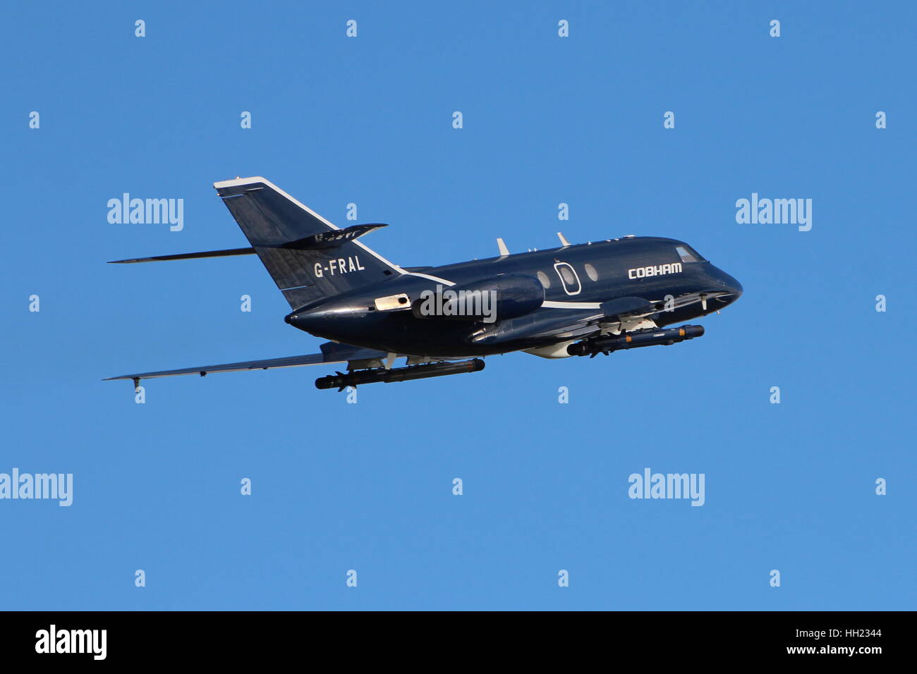 G-FRAL, a Dassault Falcon 20DC operated by Cobham Aviation Services, at ...